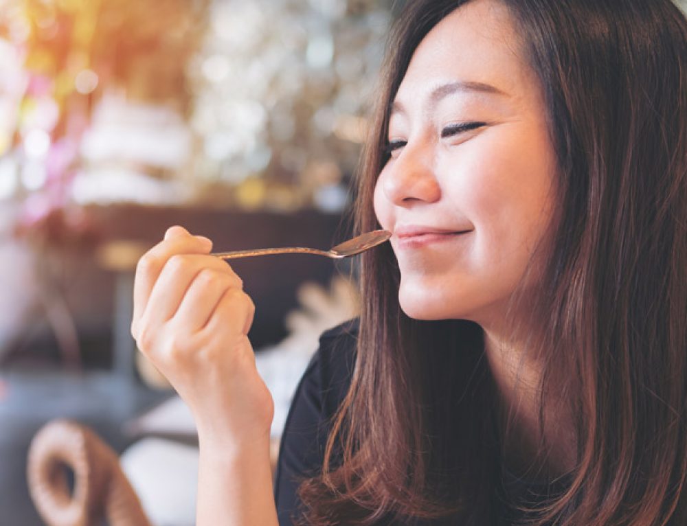 Why do people close their eyes when they eat something unbelievably ...